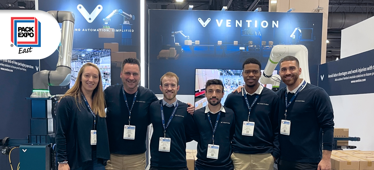 Vention at PACK EXPO East: The Best in Packaging & Processing Innovation